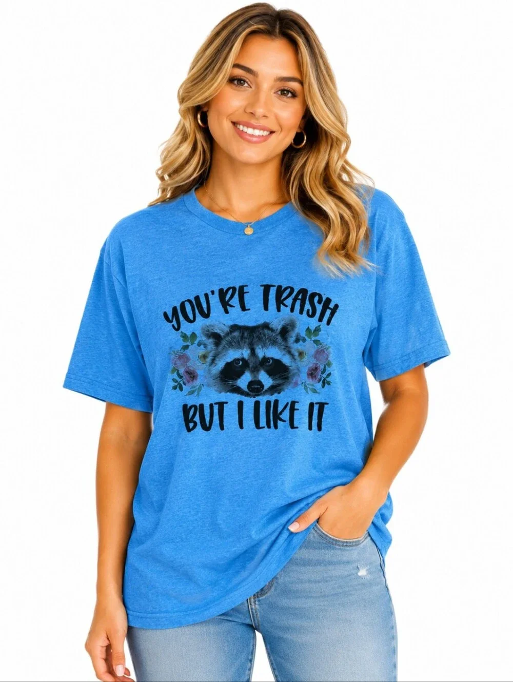Gildan | Tops | Gildan Custom Sublimation Raccoon Graphic Funny Tee In ...